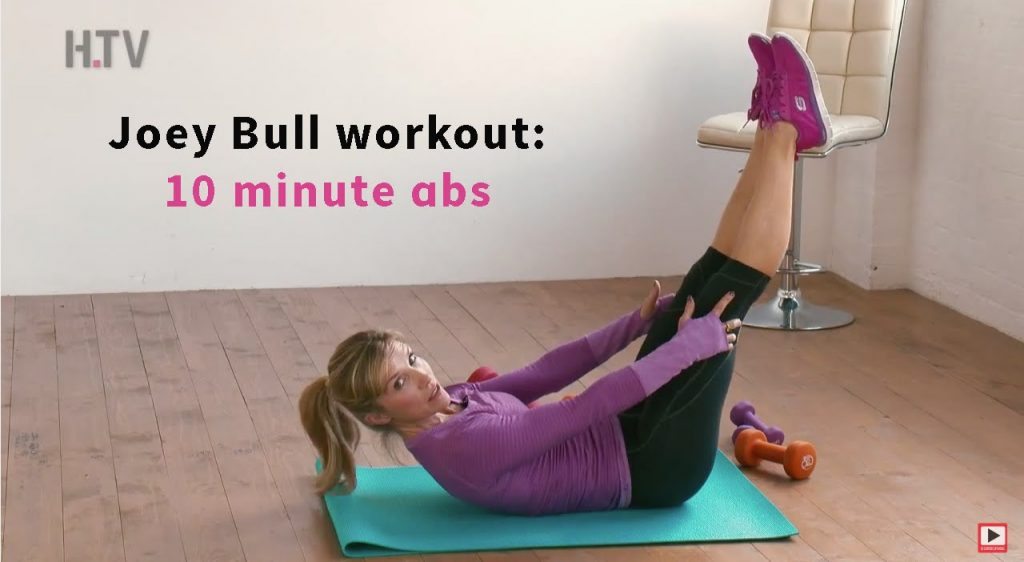 10 minute abs workout with fitness champion Joey Bull - Healthista