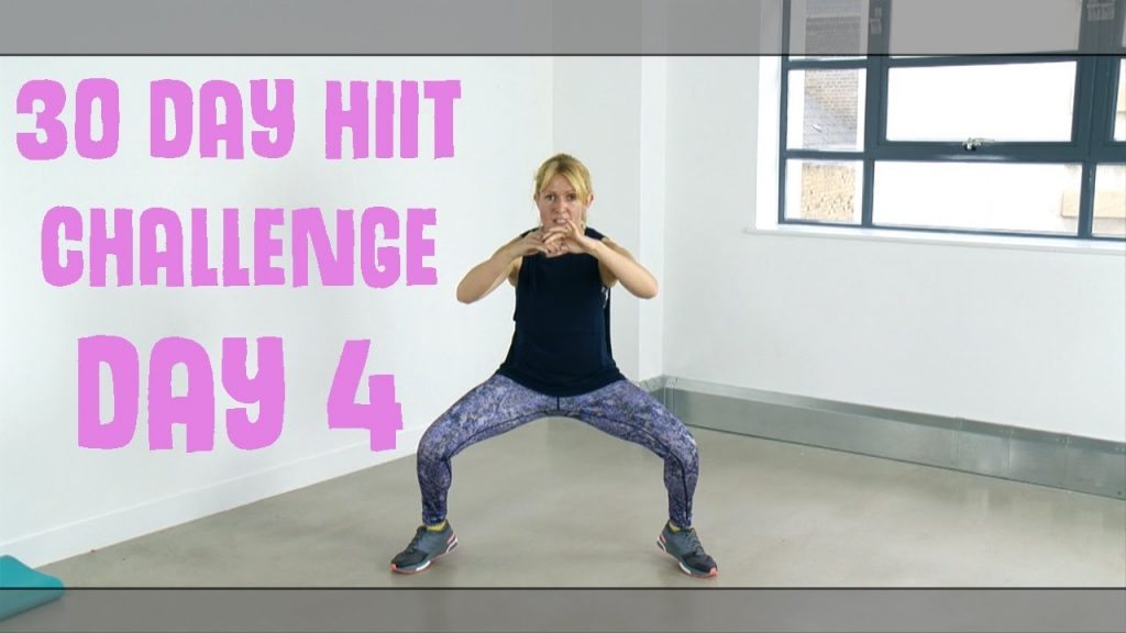 HIIT challenge - lunges, sprints, squats - day 4 - Healthista