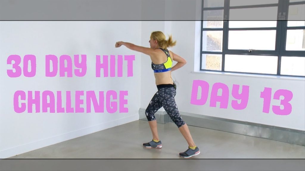 HIIT challenge - squat pulse, leg punches, around the world lunge – day ...