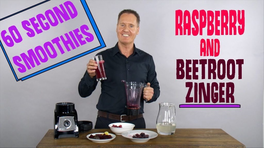 60 second smoothie for energy - Raspberry & Beetroot Zinger - Healthista