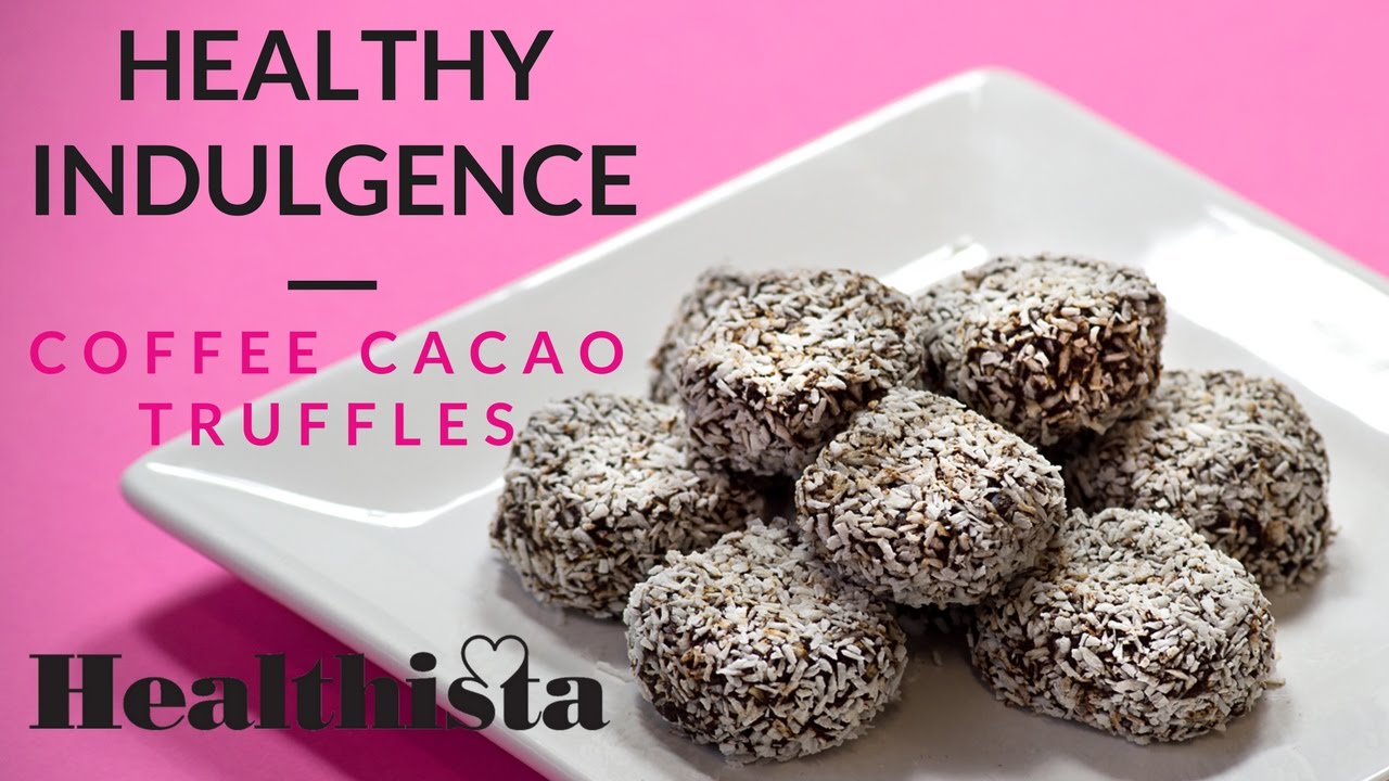Healthy truffles recipe: Coffee, cacao and coconut balls - Healthista