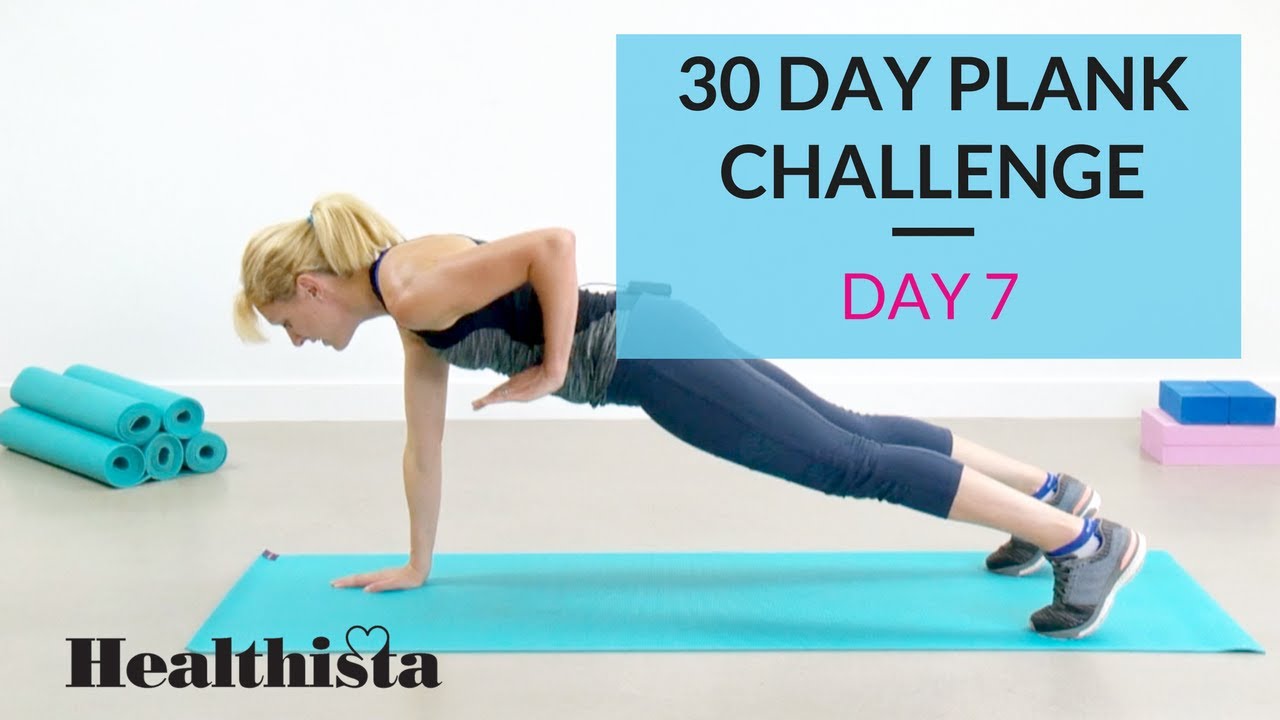 30 day plank challenge - new plank workout every day in August on ...