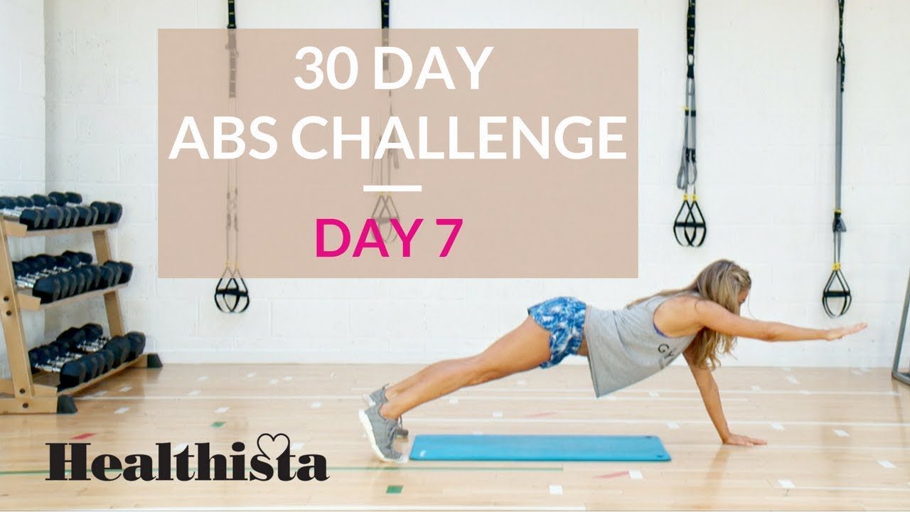 30 Day Abs Challenge - Day seven - Healthista